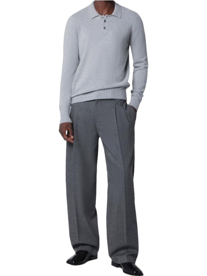 DRUMOHR Drumohr Long-Sleeved Polo Collar Sweater